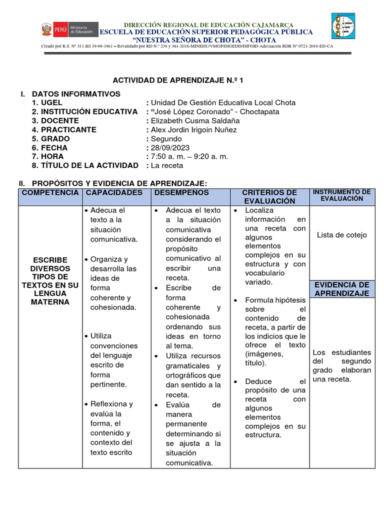 La Receta | PDF | Maestros | Receta