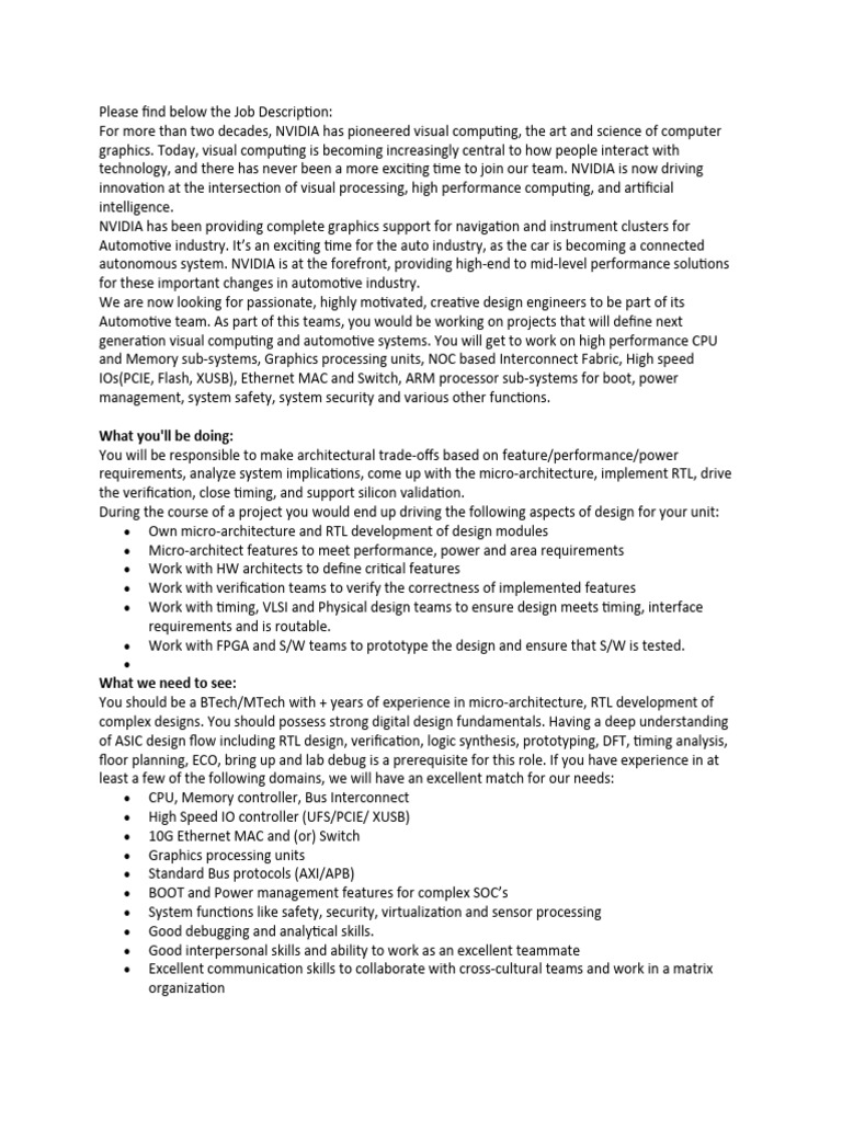 JD_RTL | PDF | System On A Chip | Computer Architecture