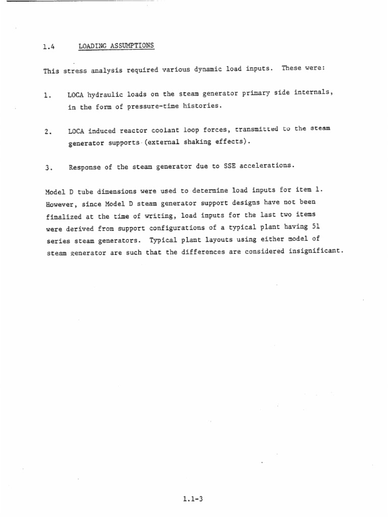 Loading assumption | PDF