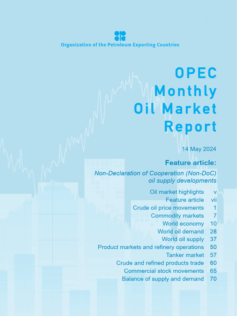 OPEC MOMR May 2024 | PDF | West Texas Intermediate | Opec