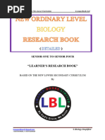 s1 Biology Notes | PDF | Tissue (Biology) | Microscope