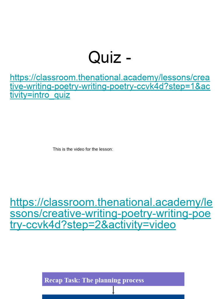 3 Writing Your Poem - Half Term Homework | PDF | Poetry | Rhyme