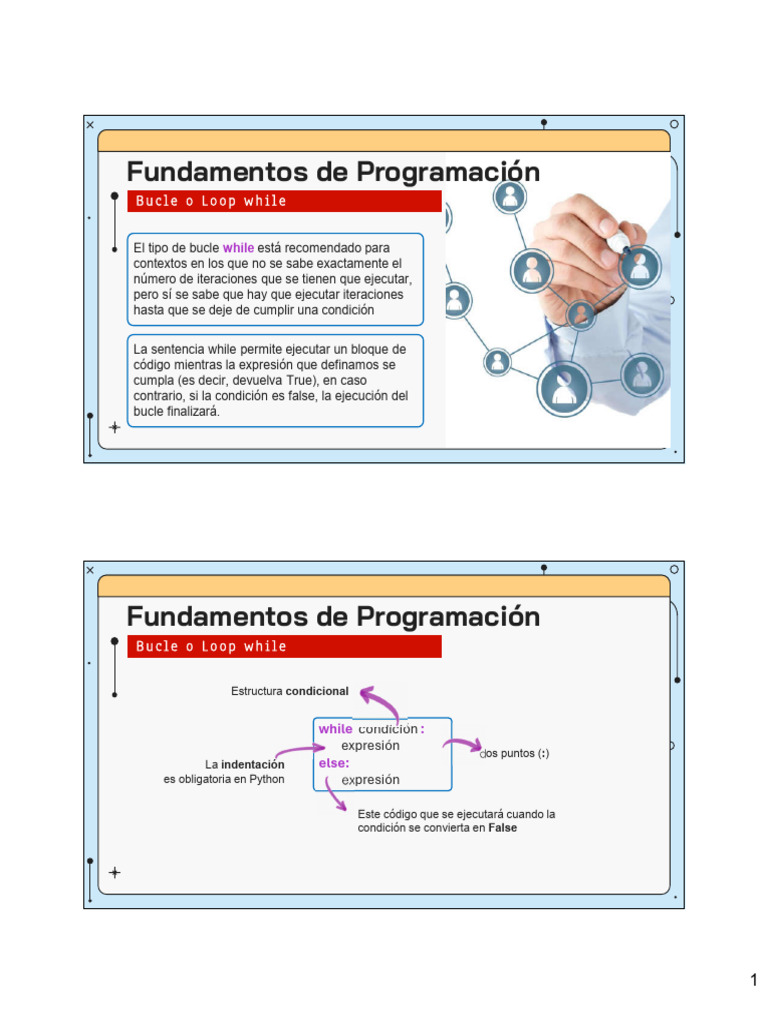 Bucle While en Python: Ejemplos y Práctica | PDF | Flujo de control | Python (lenguaje de ...
