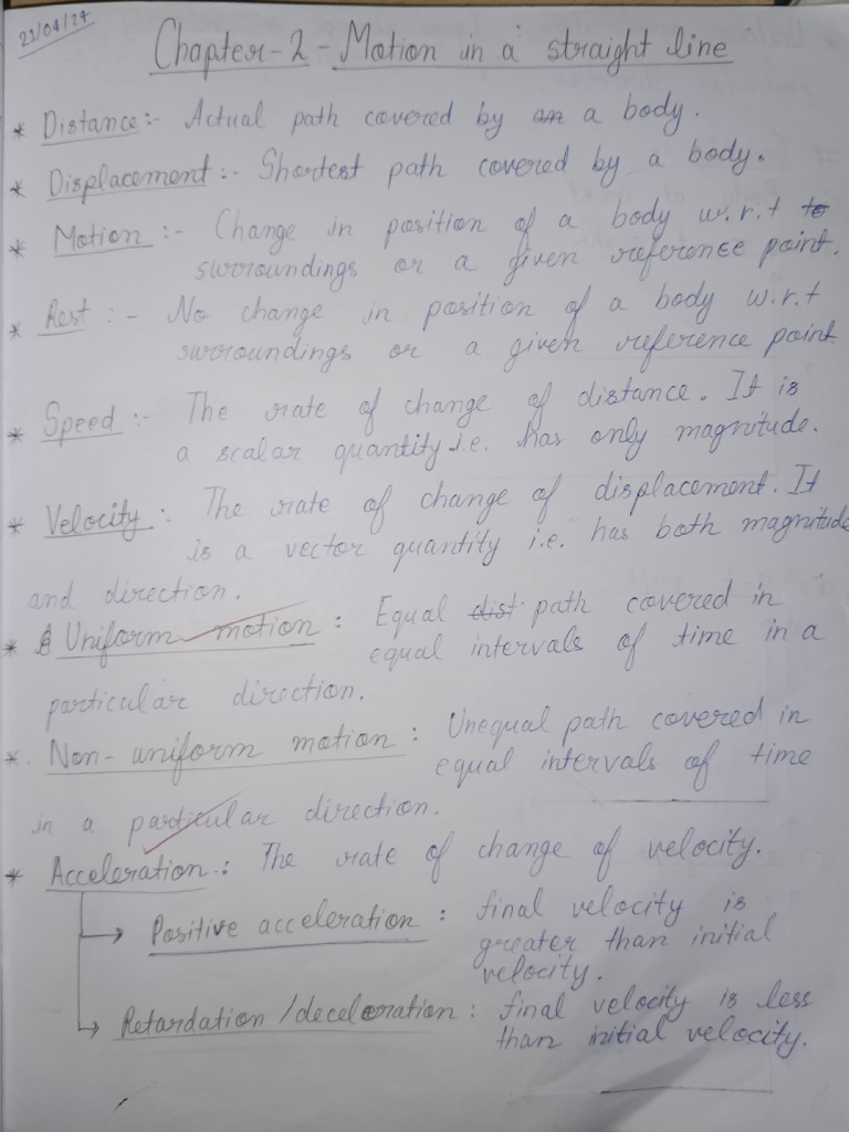 physics chapter 2 | PDF