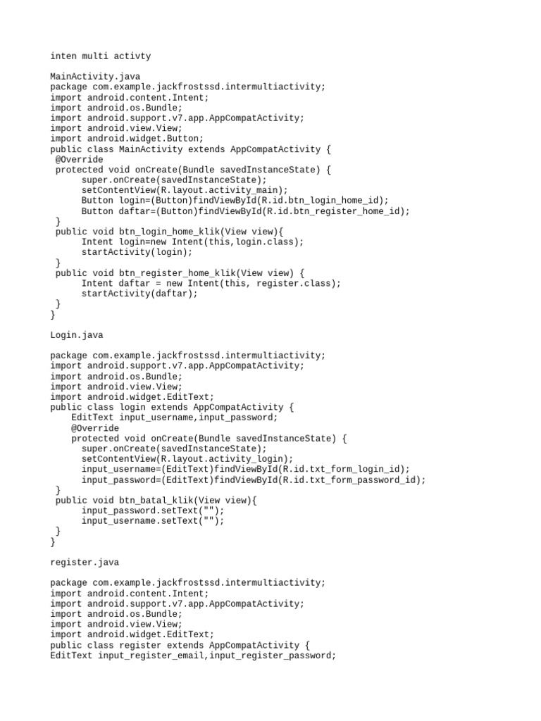 Catetan Mobile | PDF | Android (Operating System) | System Software