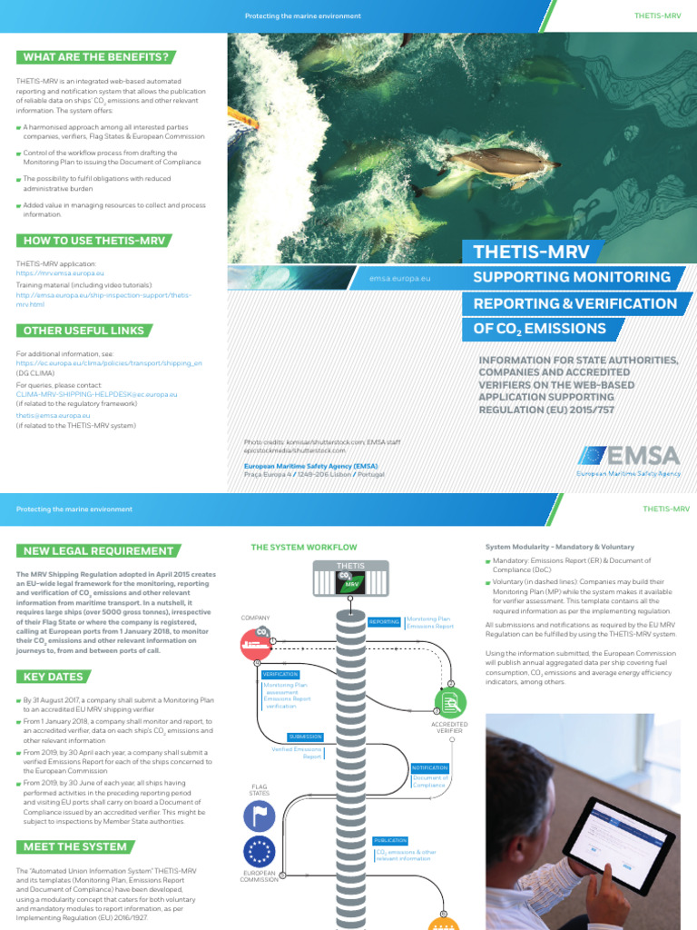 Thetis MRV Leaflet | PDF | Regulatory Compliance | European Union