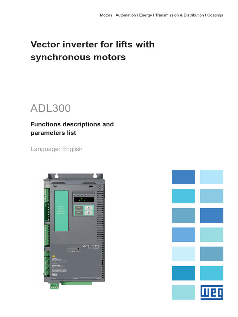 WEG ADL300 SYN Functions Descriptions Parameters Syn 1S9SEN en | PDF | Parameter (Computer ...