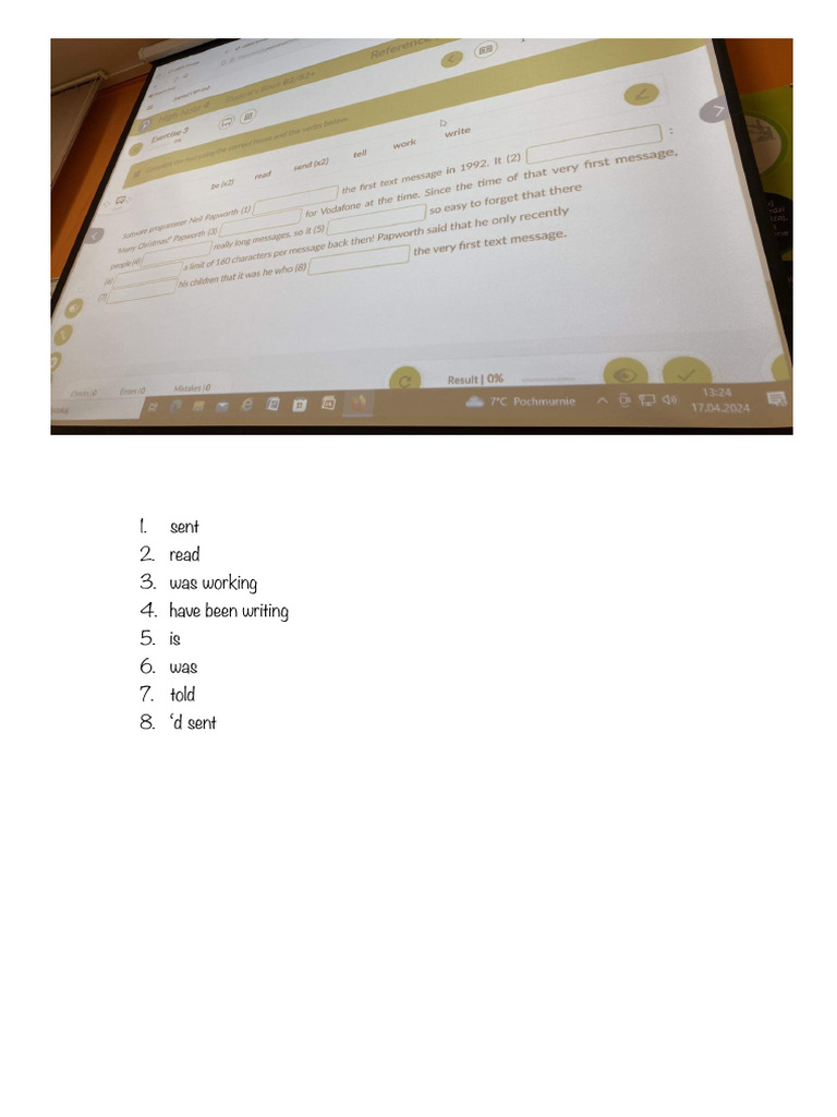 High Note 4 Exercise + Solution Tenses | PDF High Note 4 Exercise + Solution Tenses | PDF