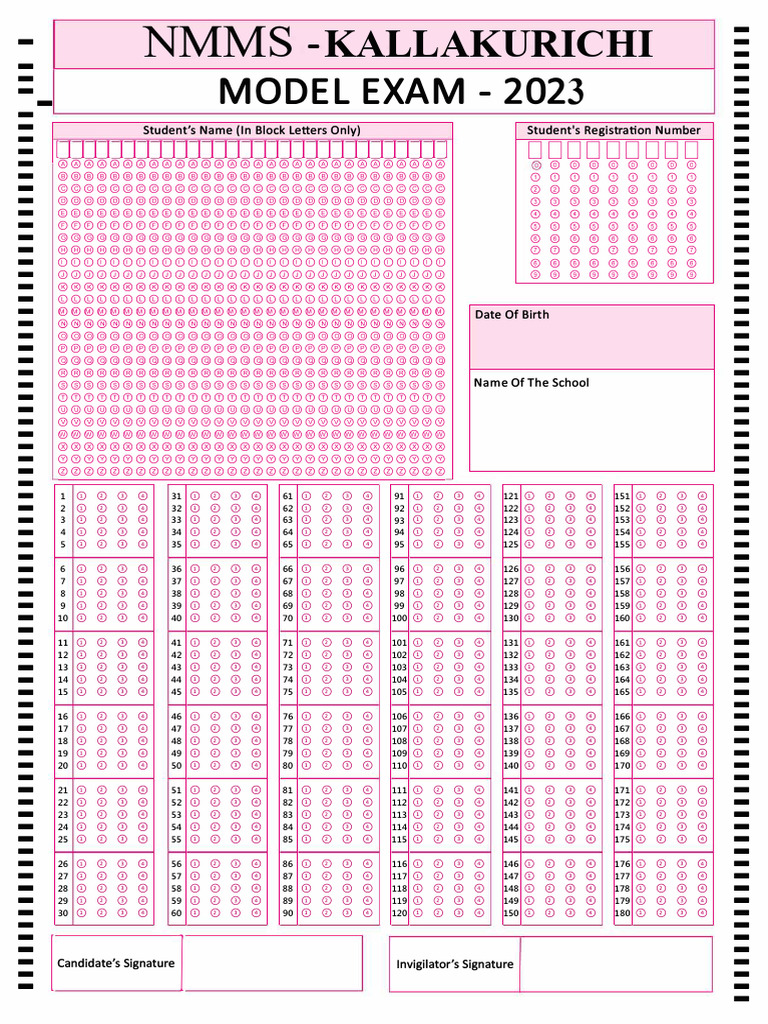 Omr - NMMS Kallakurichi | PDF