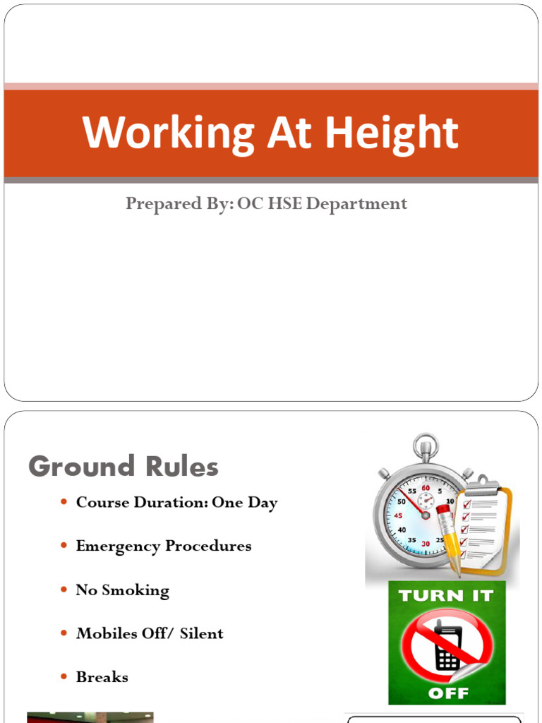 Working at Height | PDF
