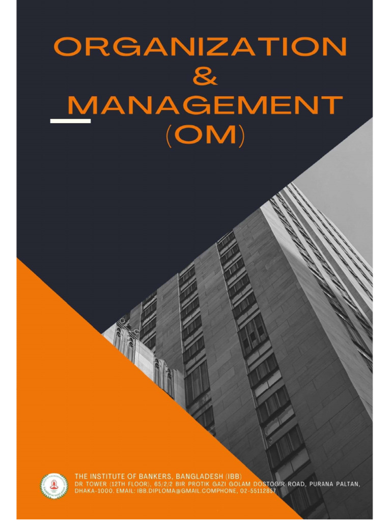 IBB Organization and Management Guide | PDF | Performance Appraisal ...