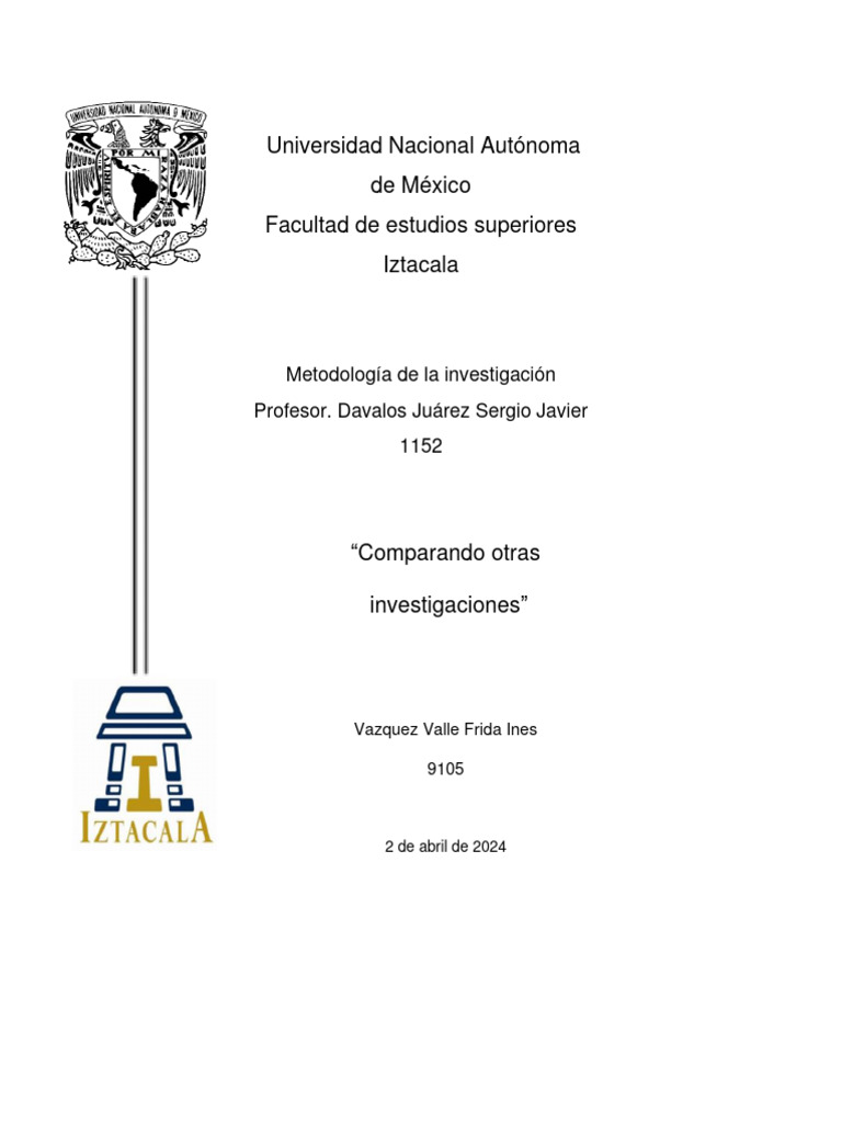 Comparando Investigaciones FIVV 9105 | PDF | Depresión (estado de ánimo ...