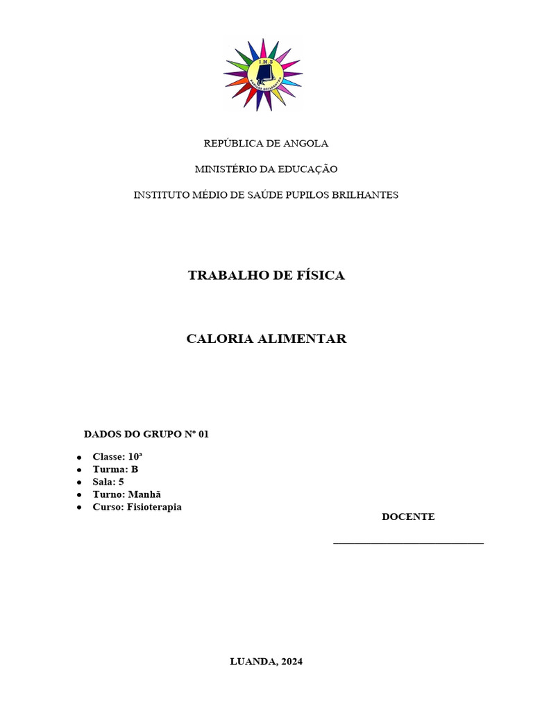A Caloria Alimentar | PDF | Caloria | Calor A Caloria Alimentar | PDF | Caloria | Calor