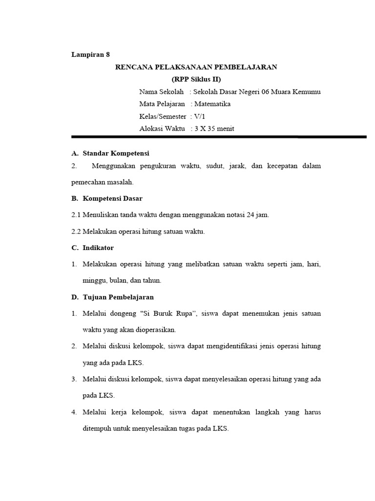 Siklus II | PDF | Karier & Perkembangan | Seni & Disiplin Bahasa