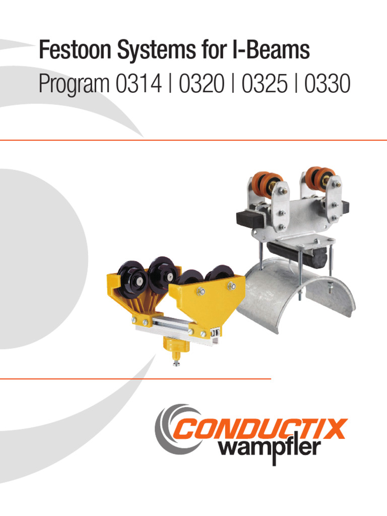 Catalog - Festoon - I-Beam - 314-330 - Series MODELO | PDF | Bearing ...