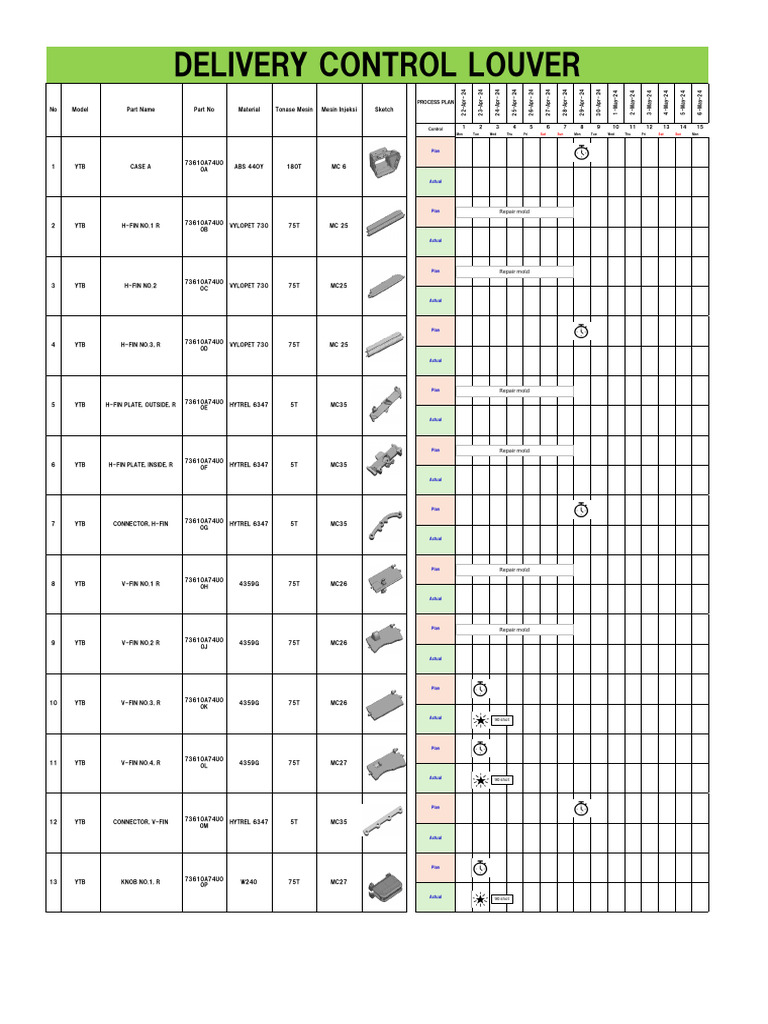 schedule trial louver | PDF