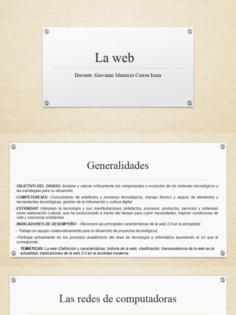 Introducción a la Web y Web 2.0 | PDF | Red mundial | Internet y web