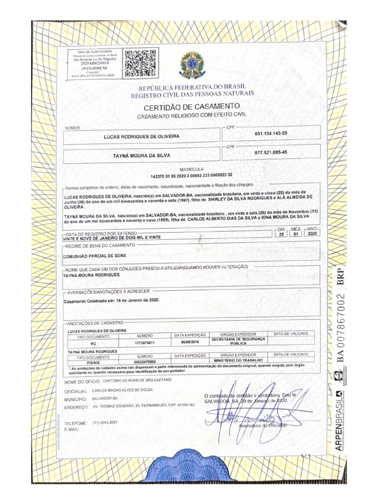 Selo de Autenticidade | PDF