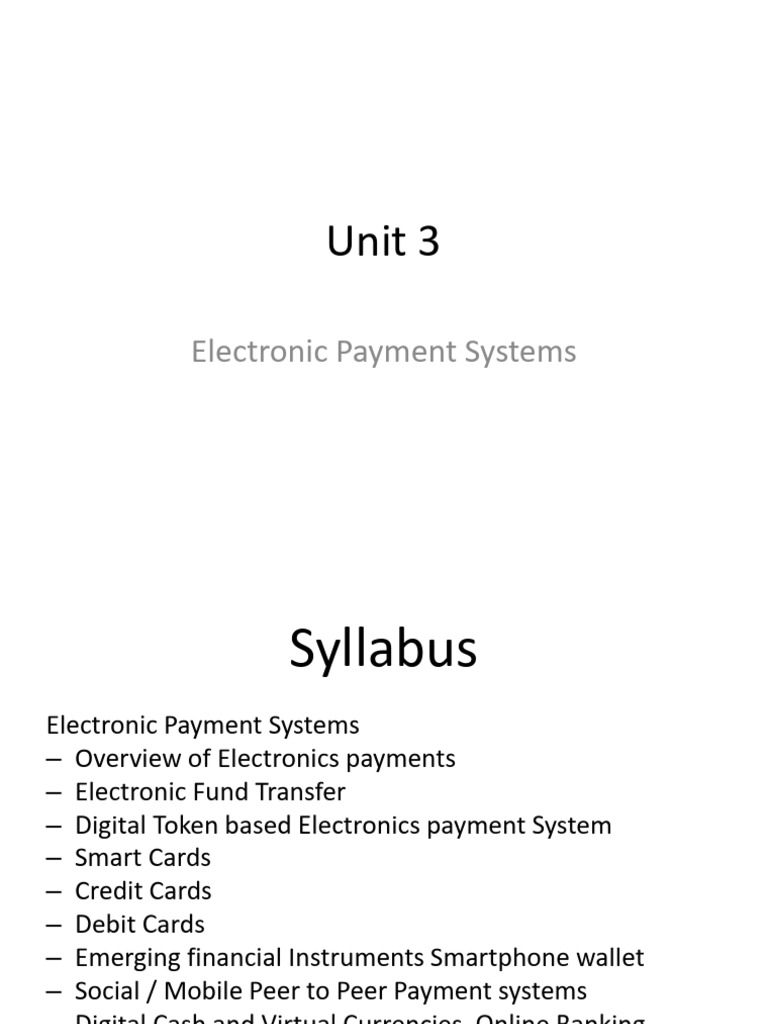 Unit 3 | PDF | Credit Card | Cheque