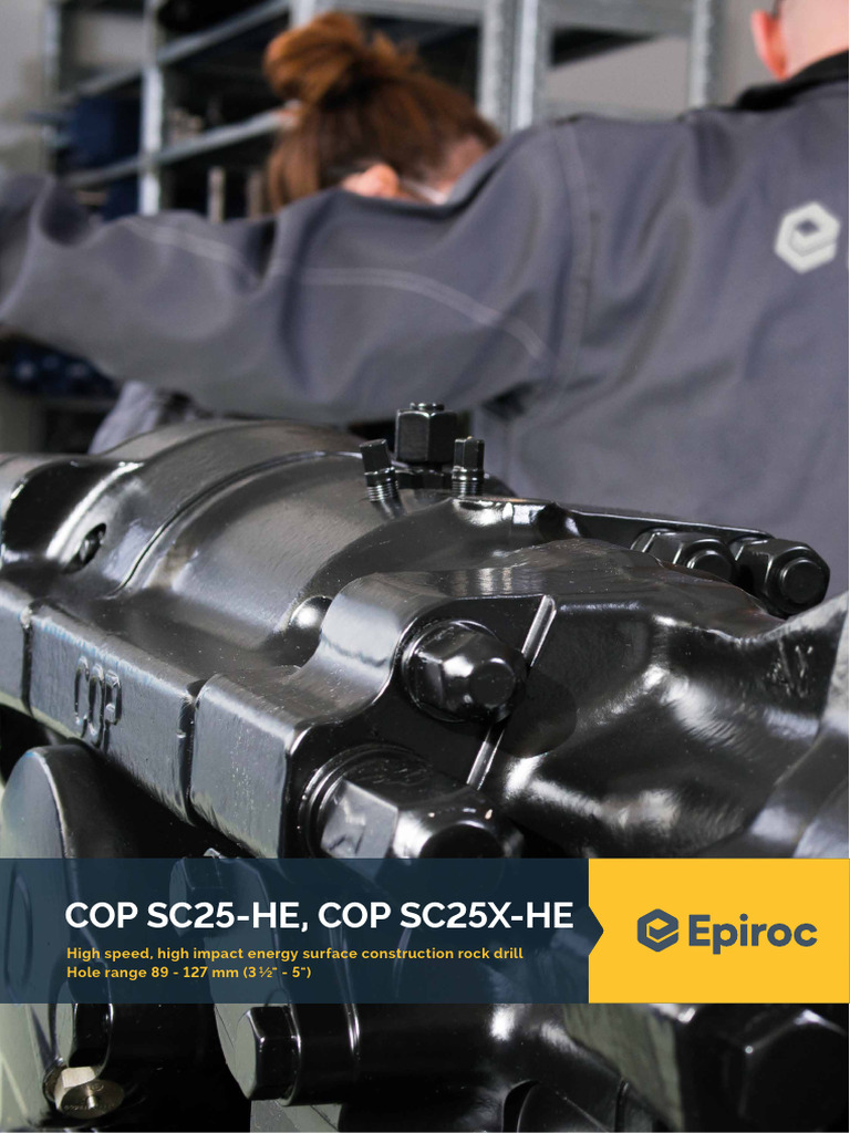COP SC25-HE COP SC25X-HE | PDF | Drill | Mechanical Engineering