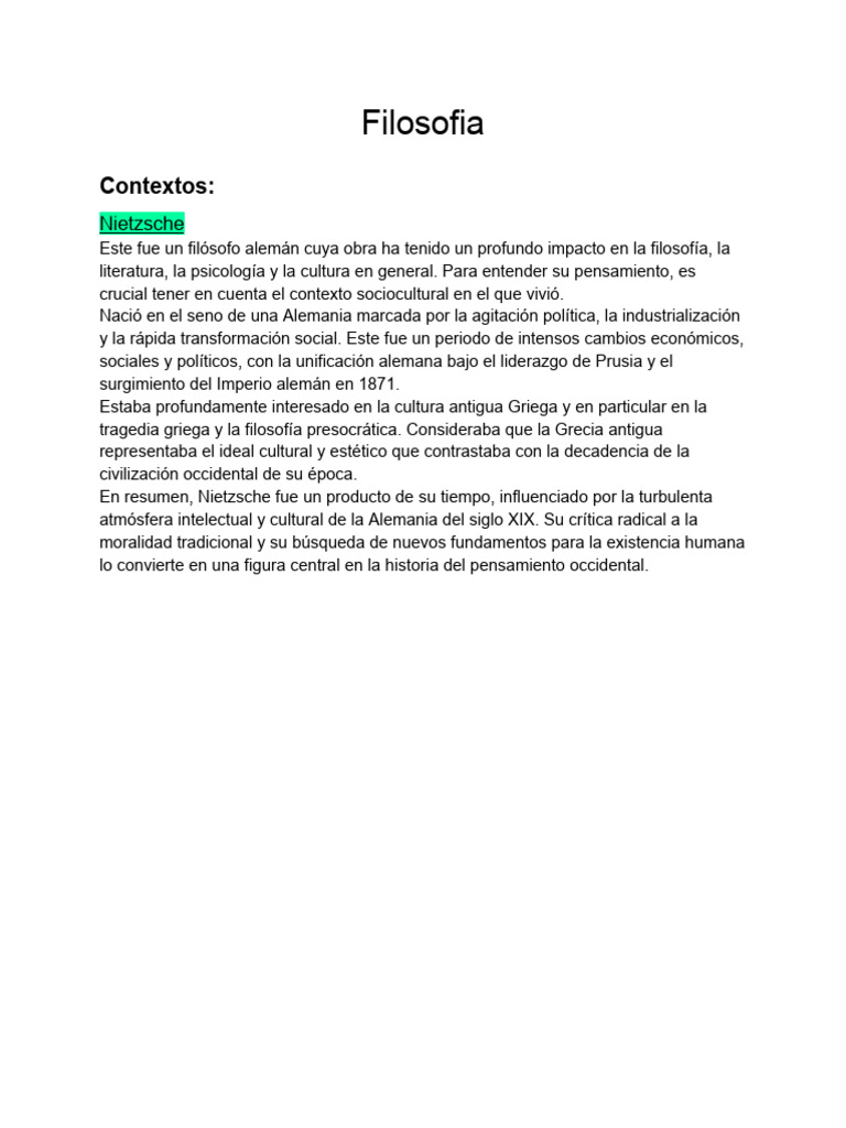 Recuperación Filosofía 2 Bach | PDF | Conocimiento | Karl Marx