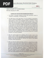 2025 Kcse Registration Return Envelops | PDF | Written Communication