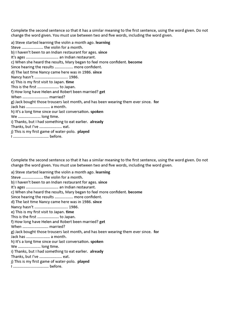 Present Perfect Simple or Continuous | PDF | Grammar | Linguistics