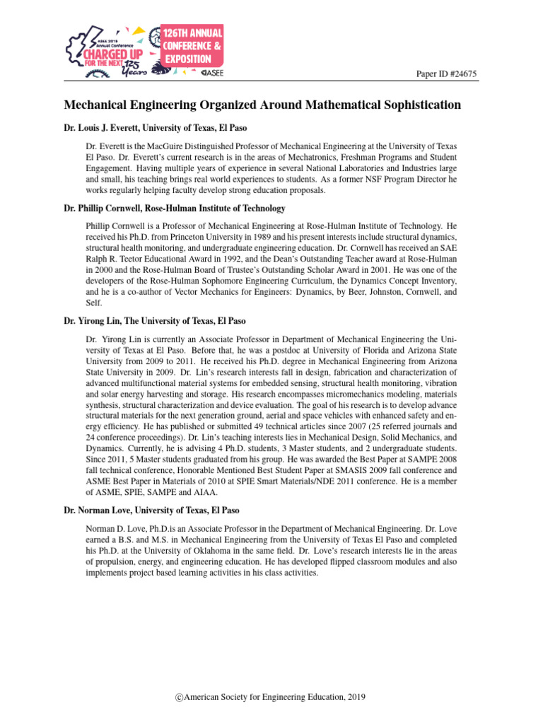 Enhancing Engineering Education for MUP Students | PDF | System ...