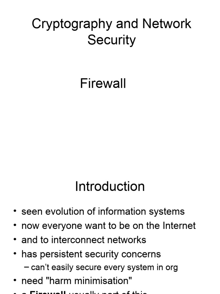 Firewallfinal | PDF | Proxy Server | Firewall (Computing)