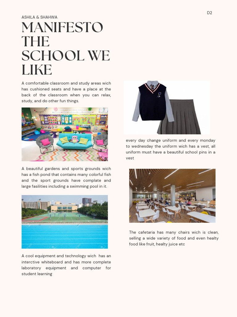 Krem Modern Minimalis Artikel Majalah Pakaian A4 Document | PDF