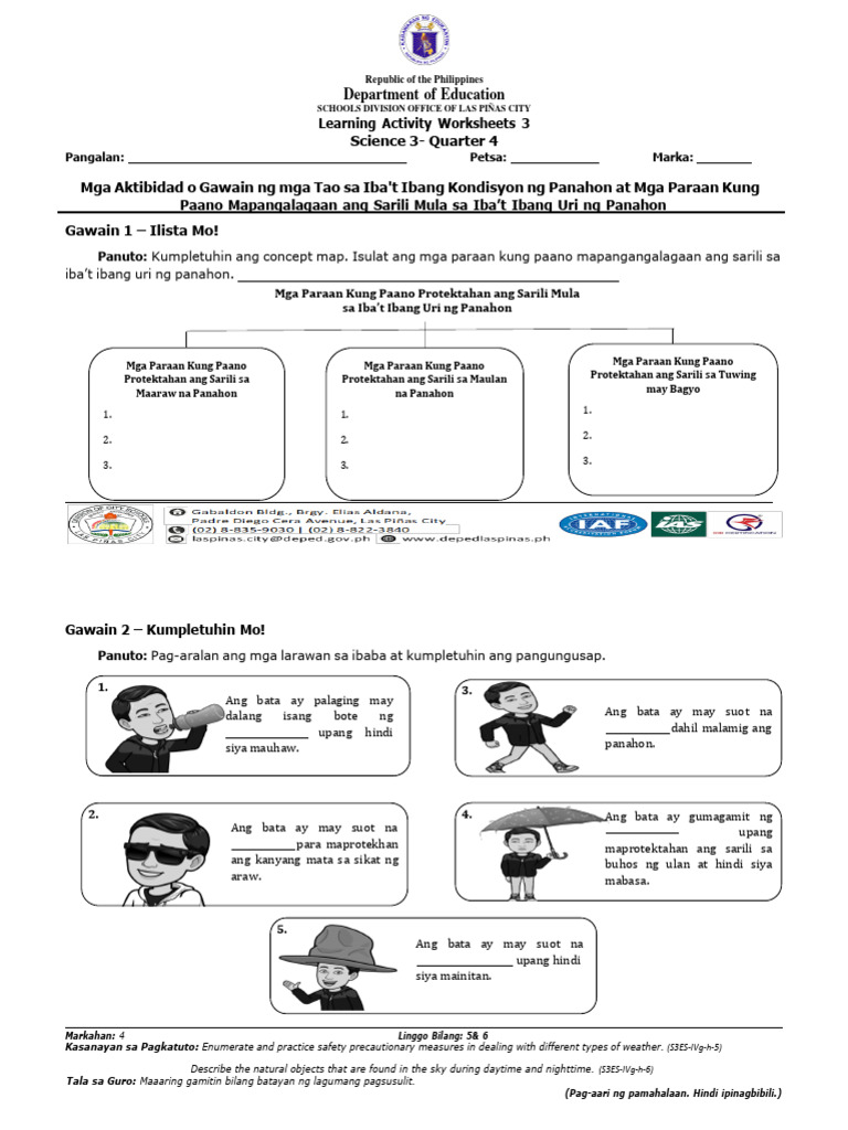 SCIENCE 3 Q4 LAW 3 Week 56 | PDF
