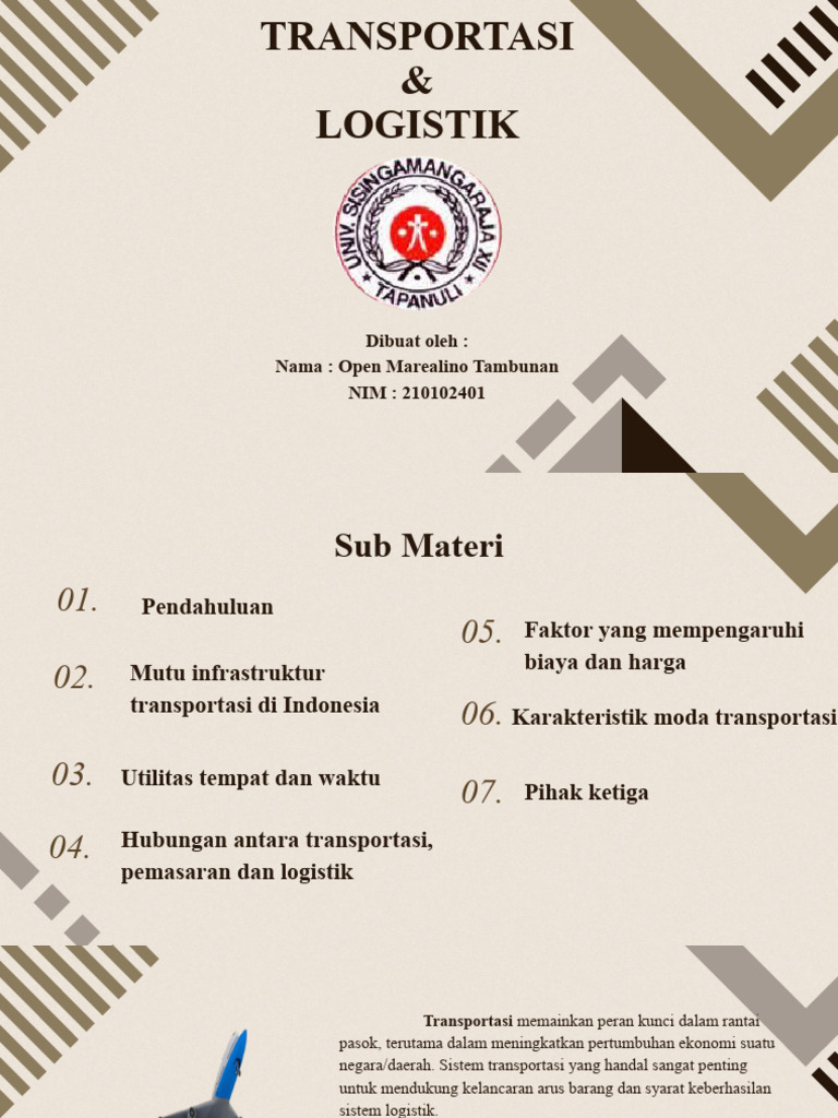 Transportasi & Logistik | PDF