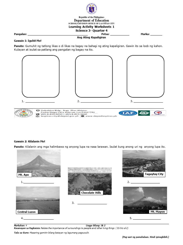 SCIENCE 3 Q4 LAW 1week 12 | PDF