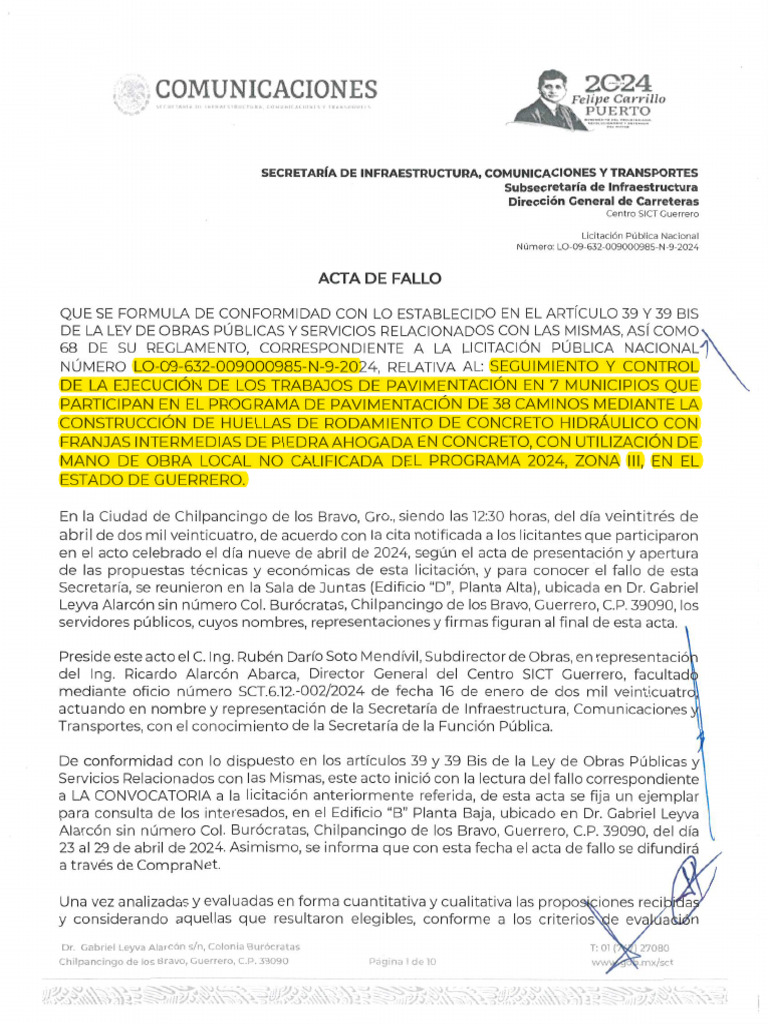 Acta de Fallo LO-N-9-2024 | PDF | Economias | Business