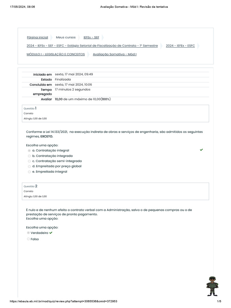 Modulo 1 - Prova | PDF