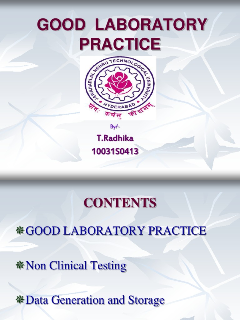 Good Laboratory Practice | PDF | Clinical Trial | Science