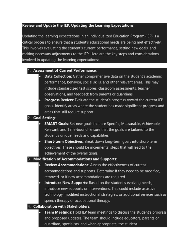 Unit 5 | PDF | Individualized Education Program | Cognition