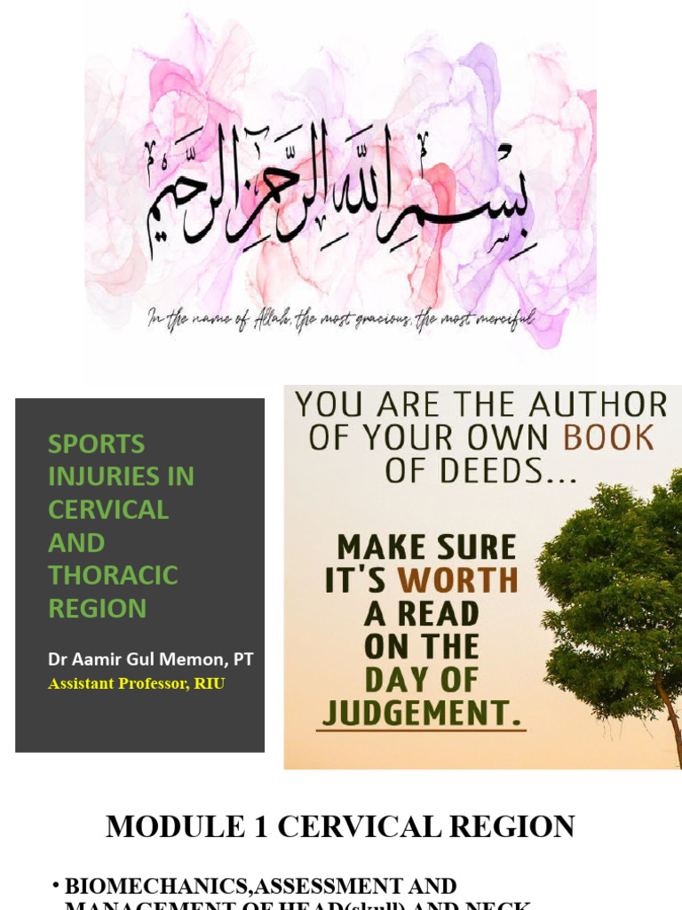 Lec 1 Cervical Neck Assessment Pdf Vertebra Vertebral Column