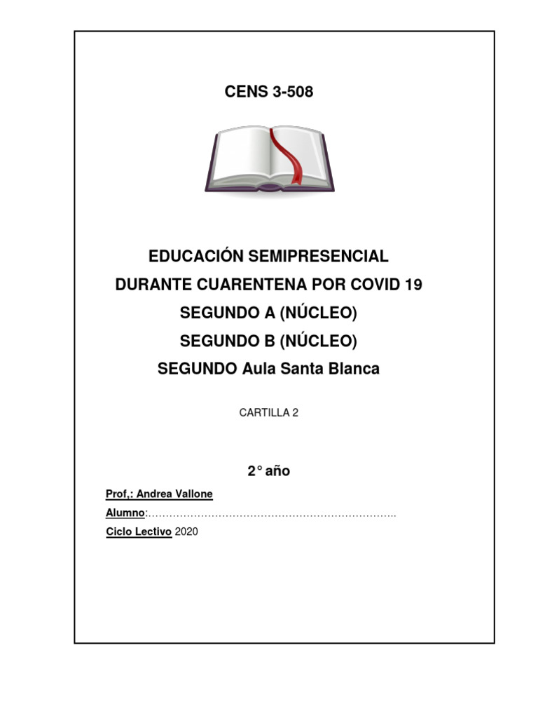 Cartilla 2 Segundo 3 508 1 | PDF | Narración