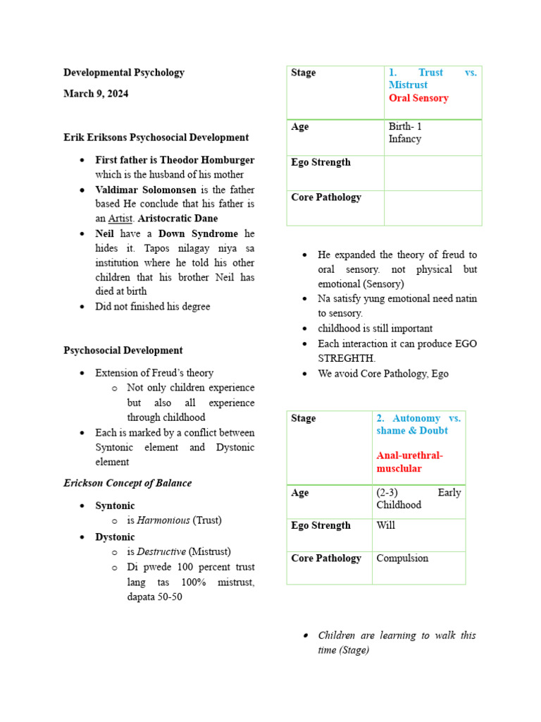 Developmental Psych March 9 24 | PDF | Twin | Attachment Theory