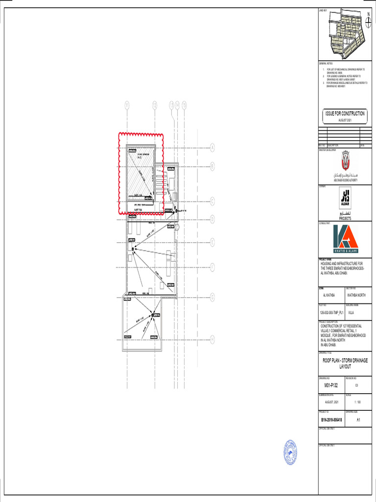 Future Expansion - Roof Level - Storm Drainage Layout | PDF