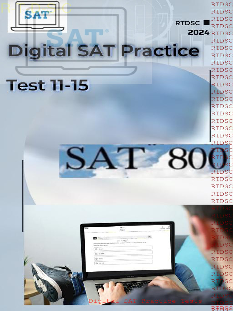 SAT Math Digital Practice Tests 11-15 Booklet3 2024 | PDF ...