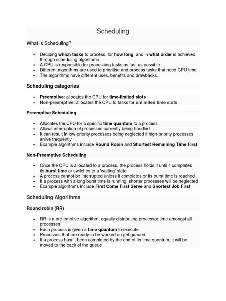 Scheduling | PDF | Scheduling (Computing) | Virtual Machine Scheduling | PDF | Scheduling (Computing) | Virtual Machine