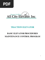 Monthly Elevator Maintenance Check List | PDF | Elevator | Manufactured Goods