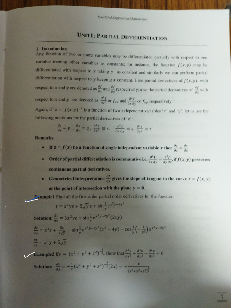 Partial Differentiation | PDF