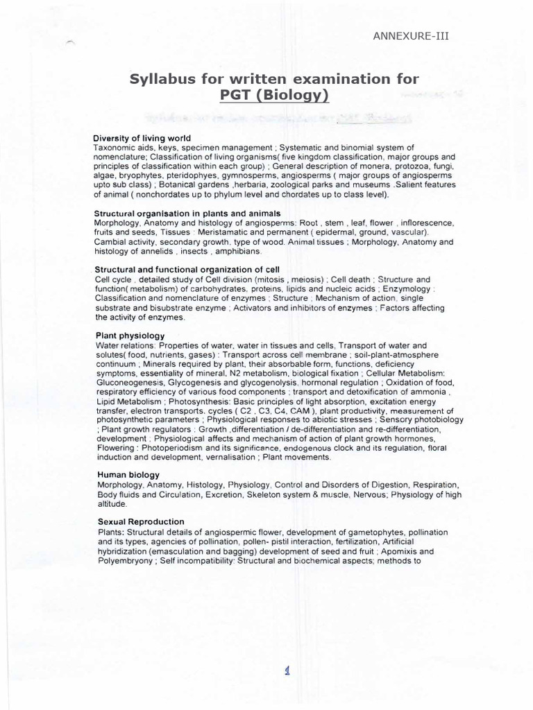 Syllabus Teaching Methodology | Download Free PDF | Gene | Genetics