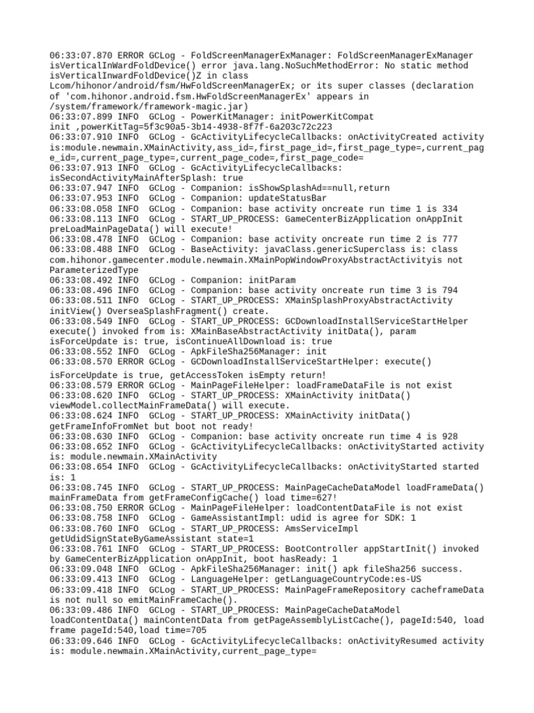 GameCenter App Initialization Errors | PDF | Computer Architecture | Application Layer Protocols