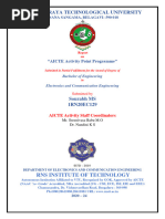 VTU Activity Points for Degree Award | PDF | Academic Degree