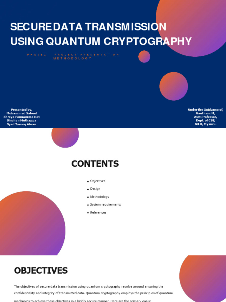 Secure Transmission Using | PDF | Key (Cryptography) | Information Age