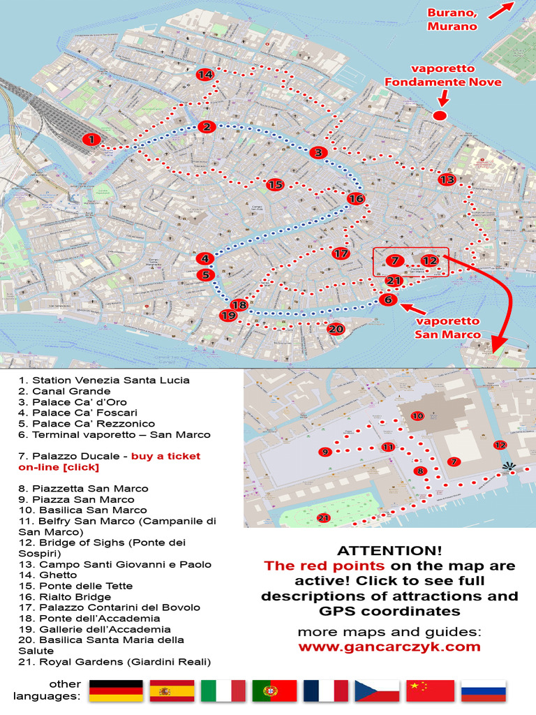 Venice Map Tourist Guide | PDF